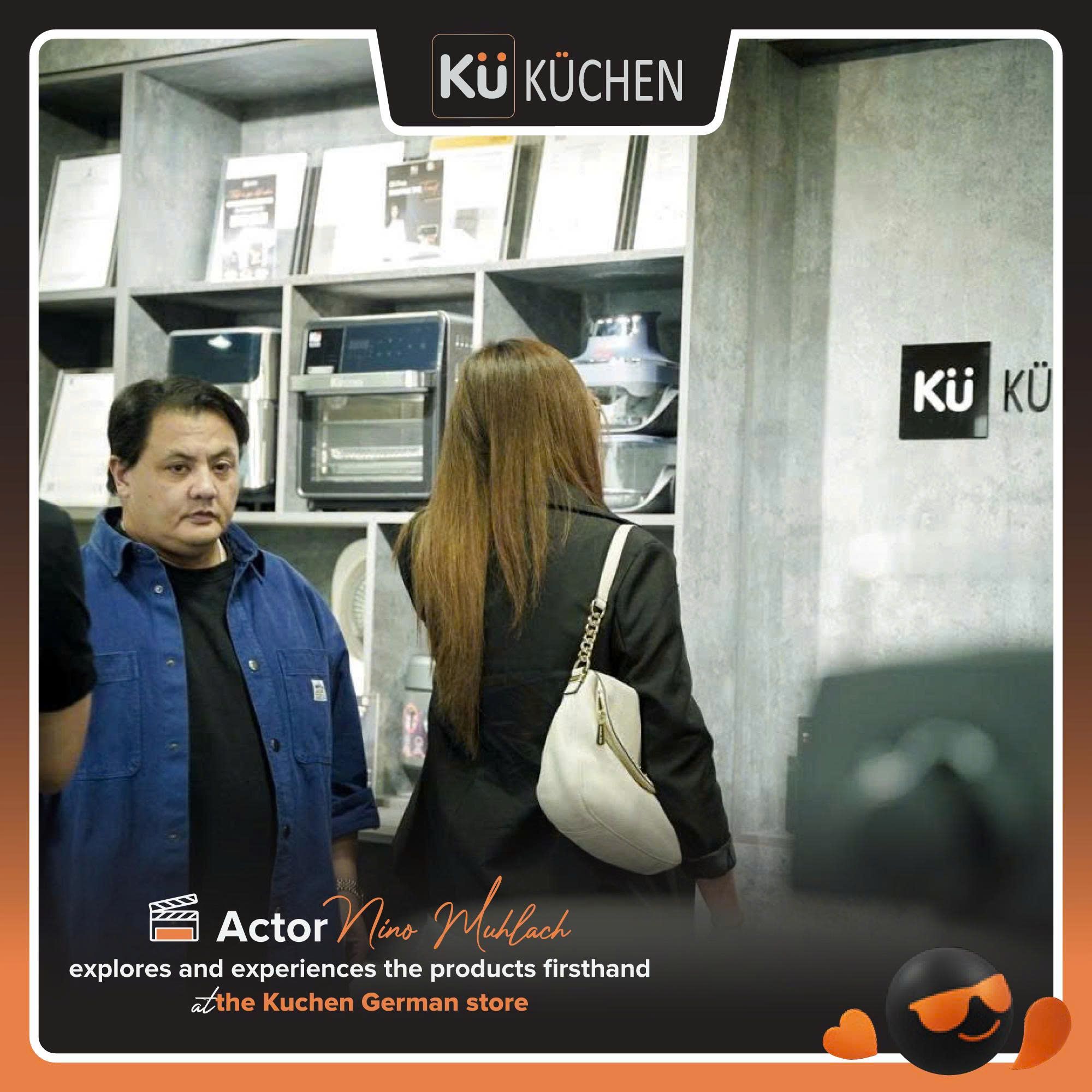 Actor Niño Muhlach Explores & Experiences Kü Küchen German Products ...