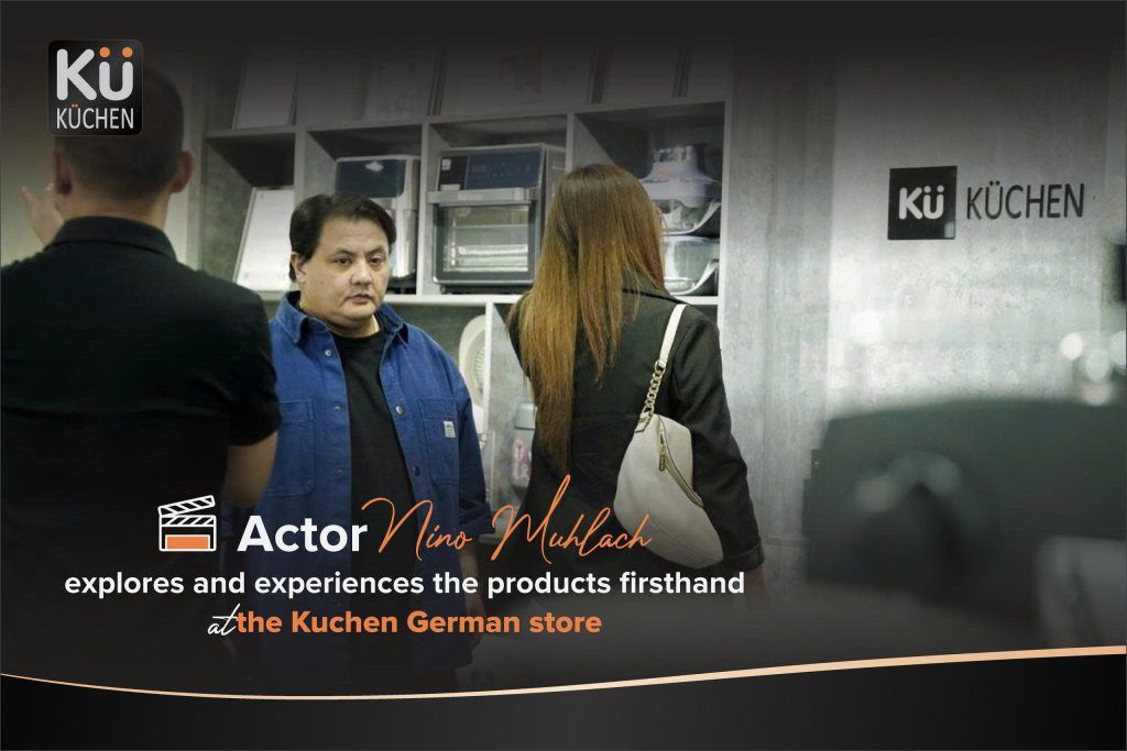 Actor Niño Muhlach Explores & Experiences Kü Küchen German Products ...